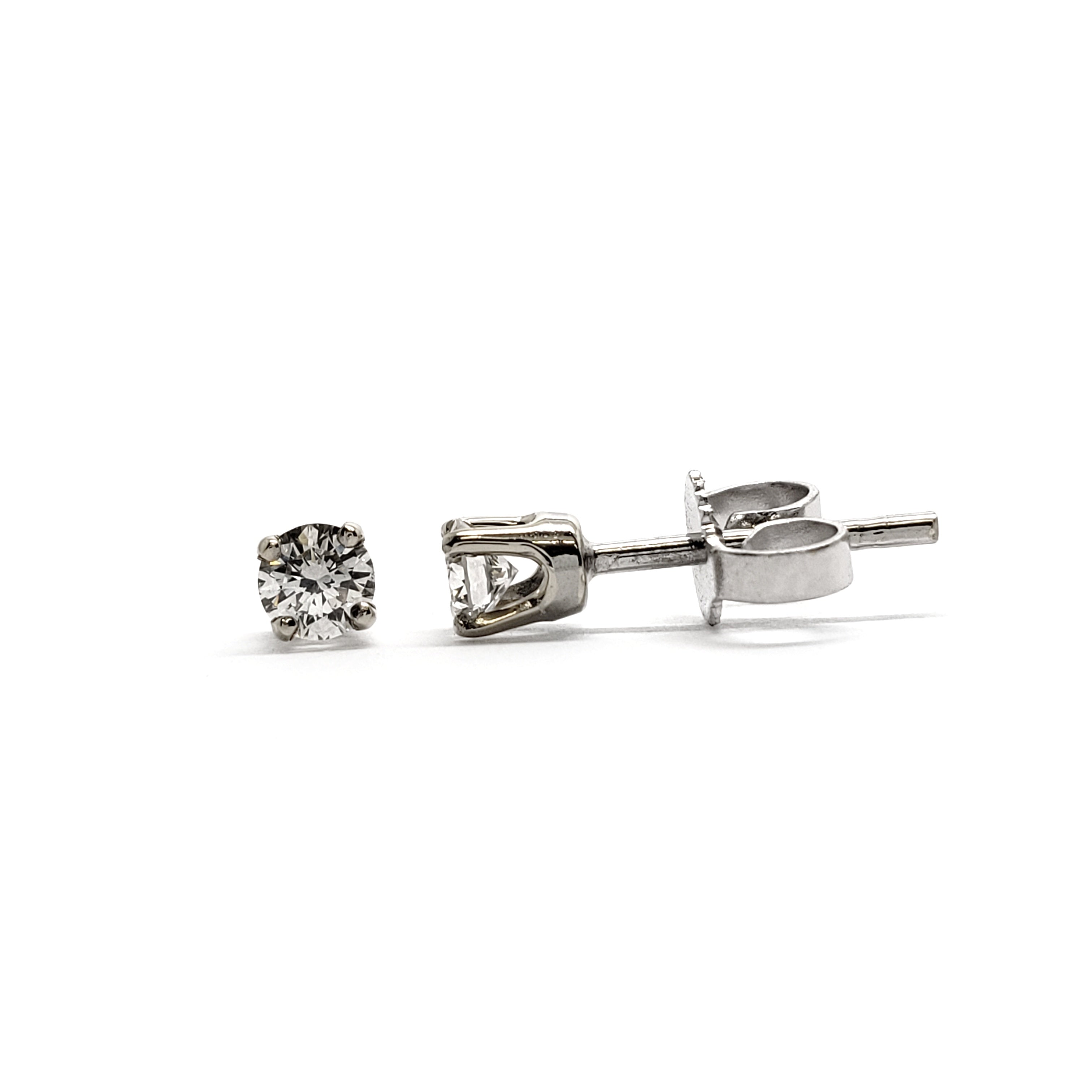 Vintage Diamond Stud Earrings | Era Design Vancouver Canada
