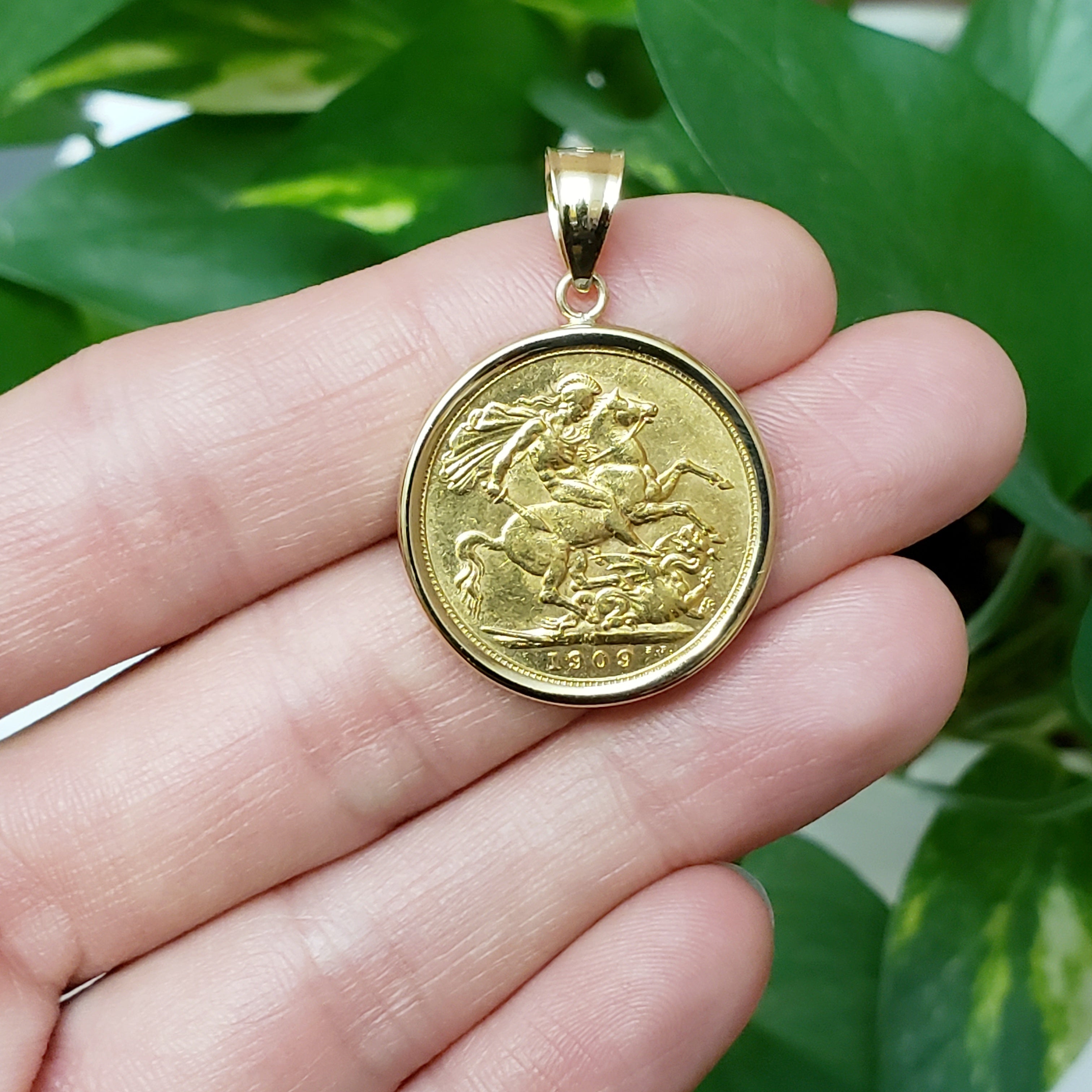 Gold Coin Necklace